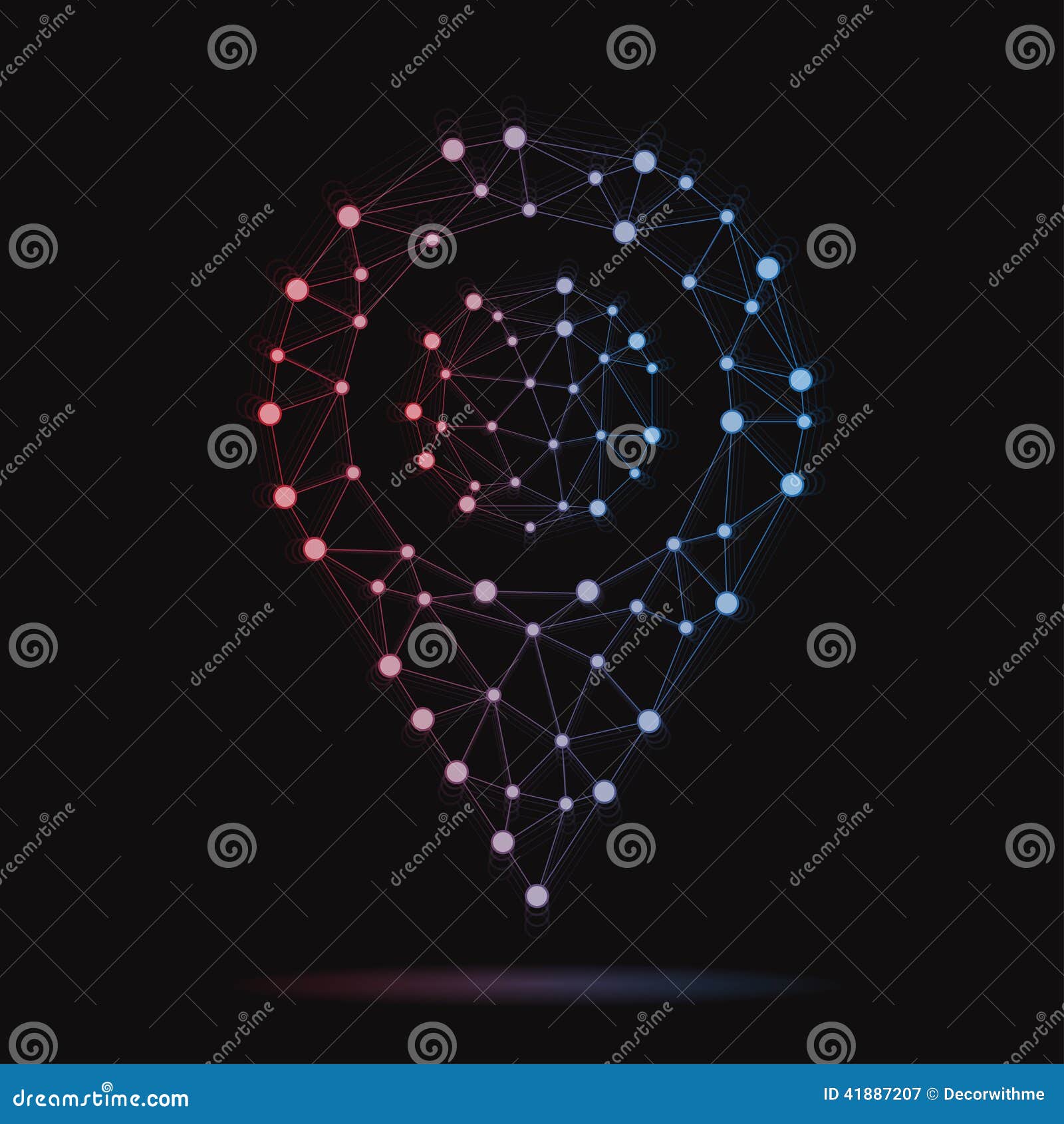 Illustration of Modern Atomic GPS Mark Stock Vector - Illustration of ...
