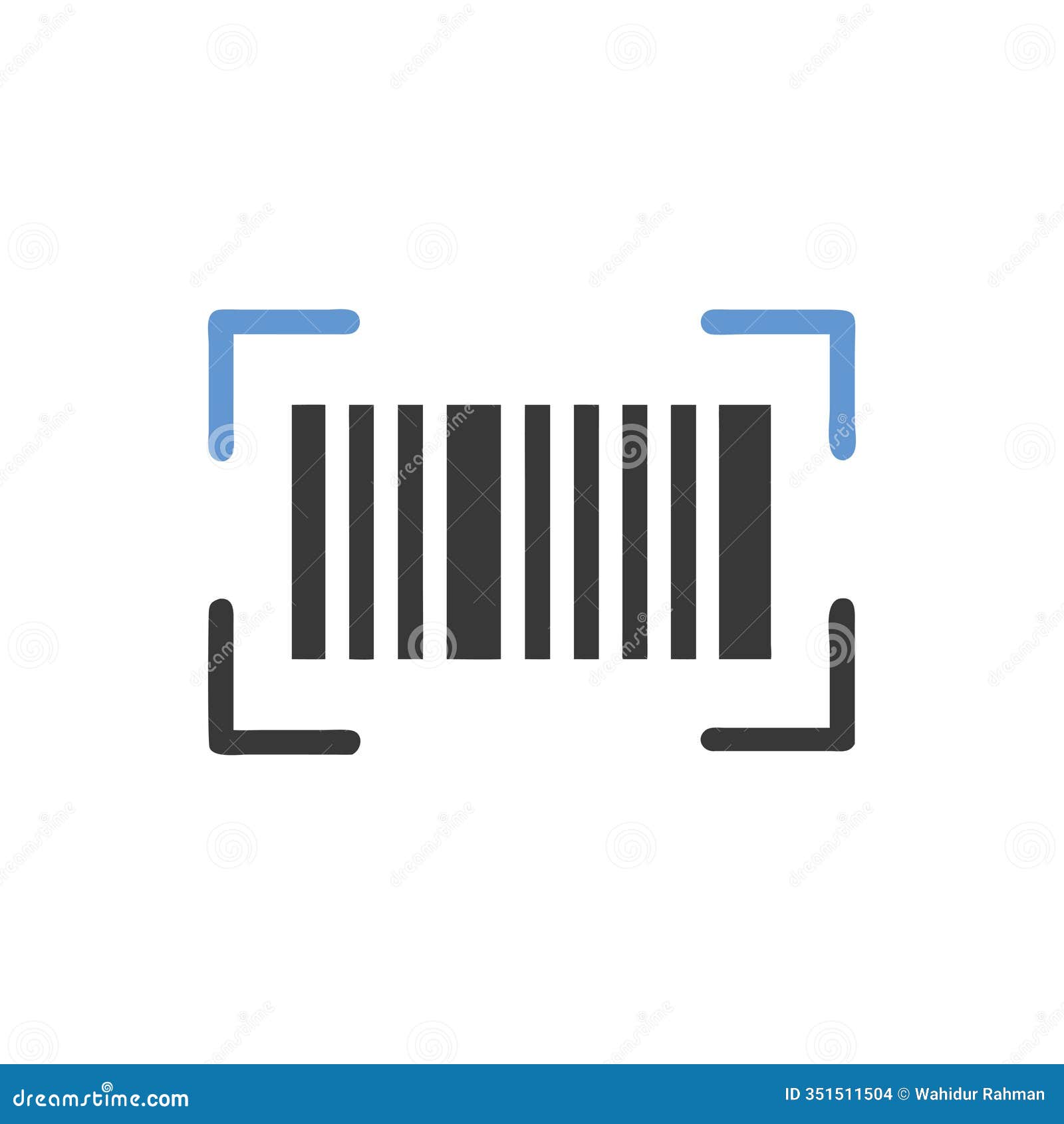 Modern Barcode Illustration Stock Illustration - Illustration of ...