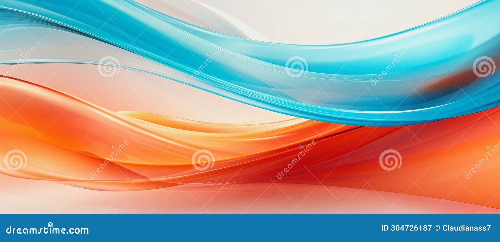 Illustration of a Modern Light Blue and Orange Colored Background Stock ...