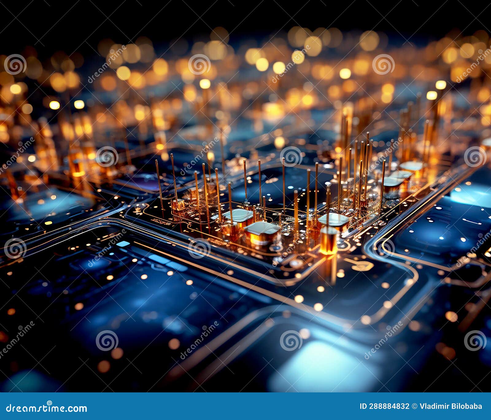 Illustration of Modern Machine Intelligence Stock Illustration ...