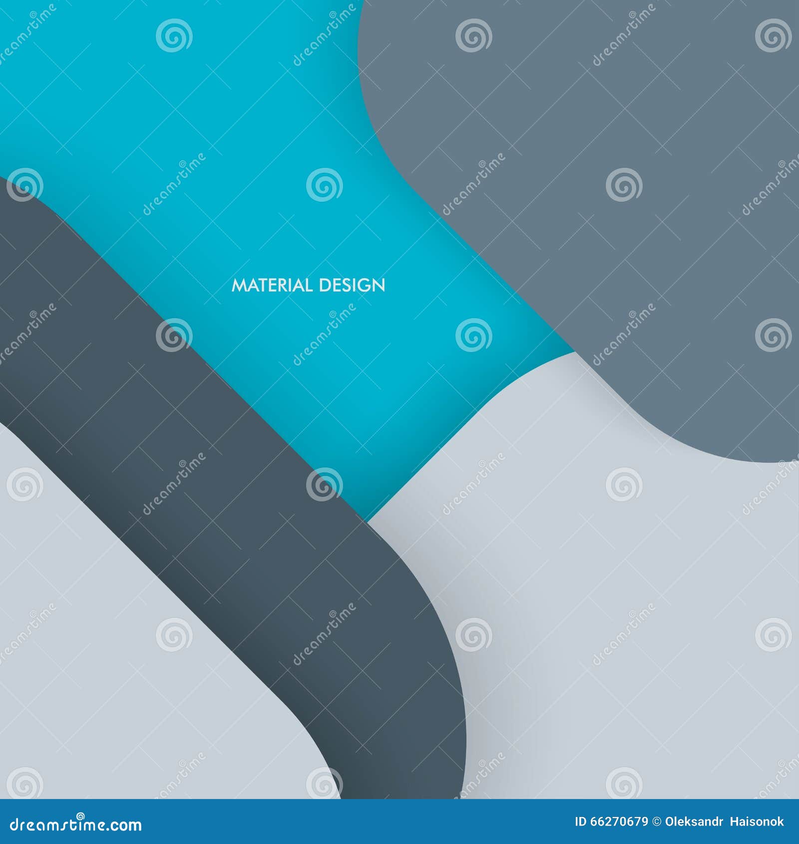 Illustration of Modern Material Design. Vector Background Stock Vector ...