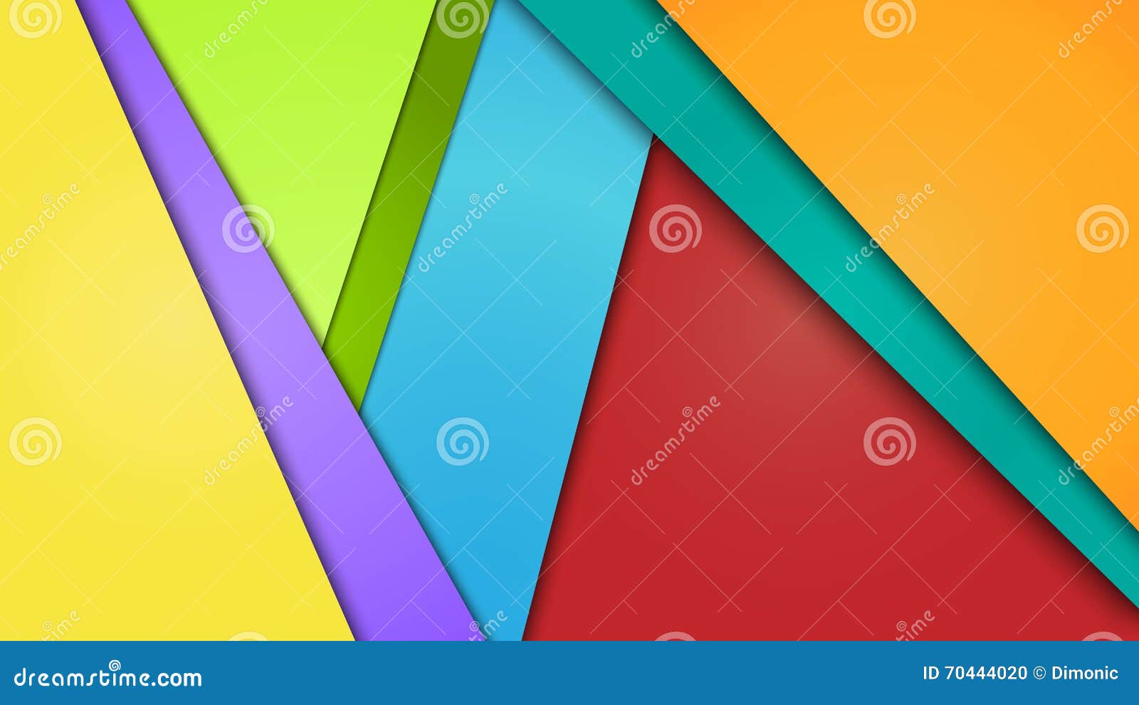 Modern Material Design Background In Green And Yellow Colors Royalty ...
