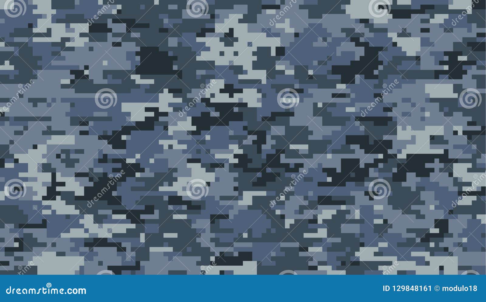 Digital Camouflage Pixel Pattern Stock Illustration - Illustration of ...