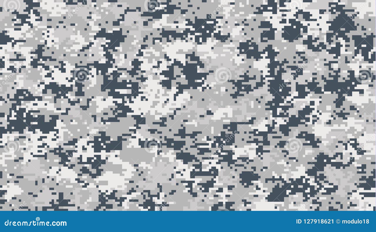 Digital Camouflage Multi Scale Pattern Stock Illustration ...