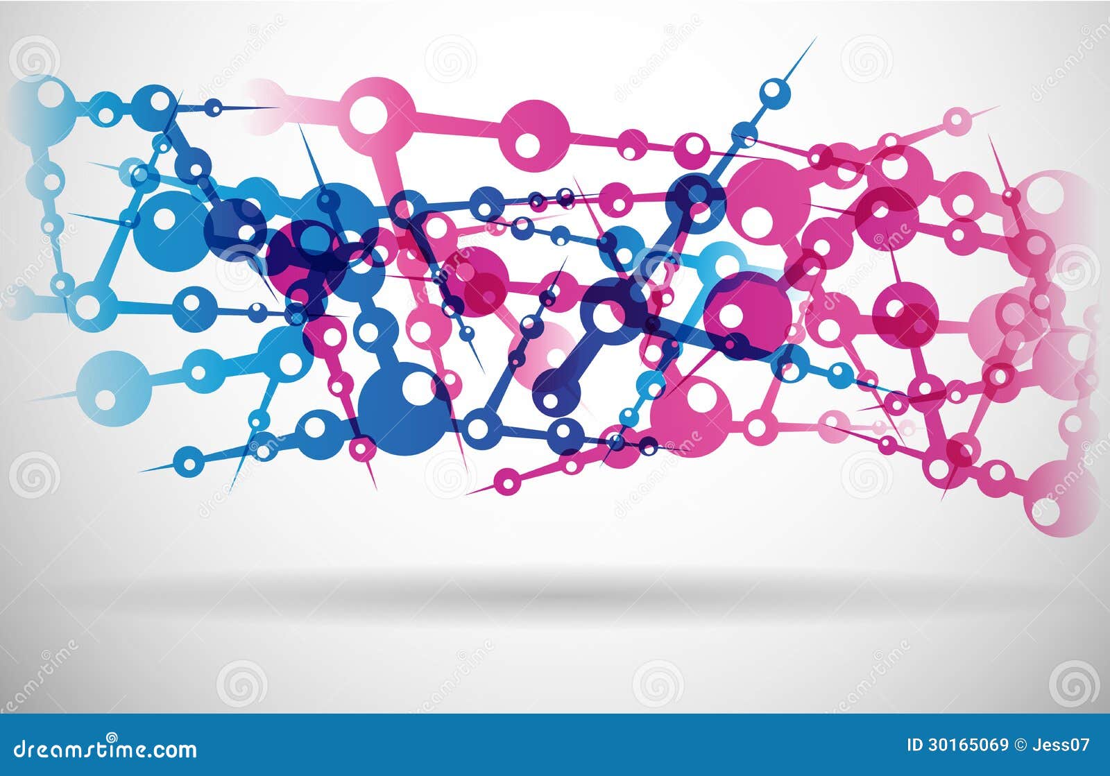 A Modern Technical Abstract Structure Stock Illustration - Illustration ...