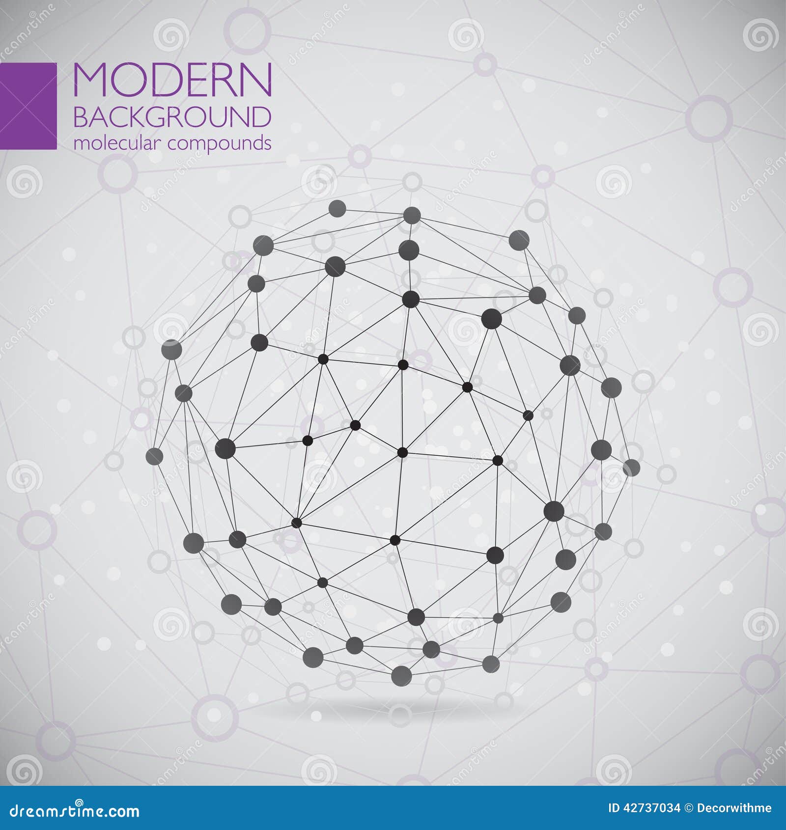 Illustration of Modern Vector Atomic Sphere Stock Vector - Illustration ...