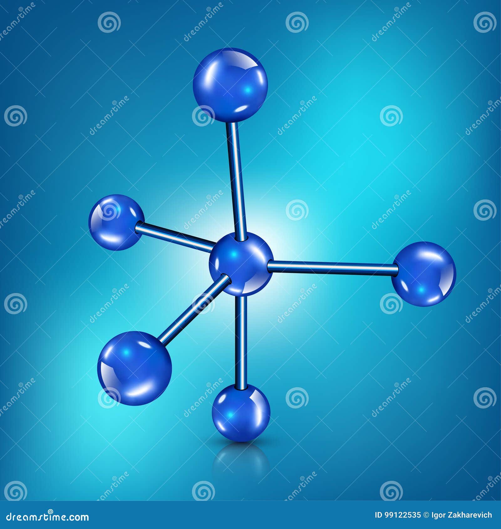Illustration of Molecule Model Stock Vector - Illustration of meoh ...