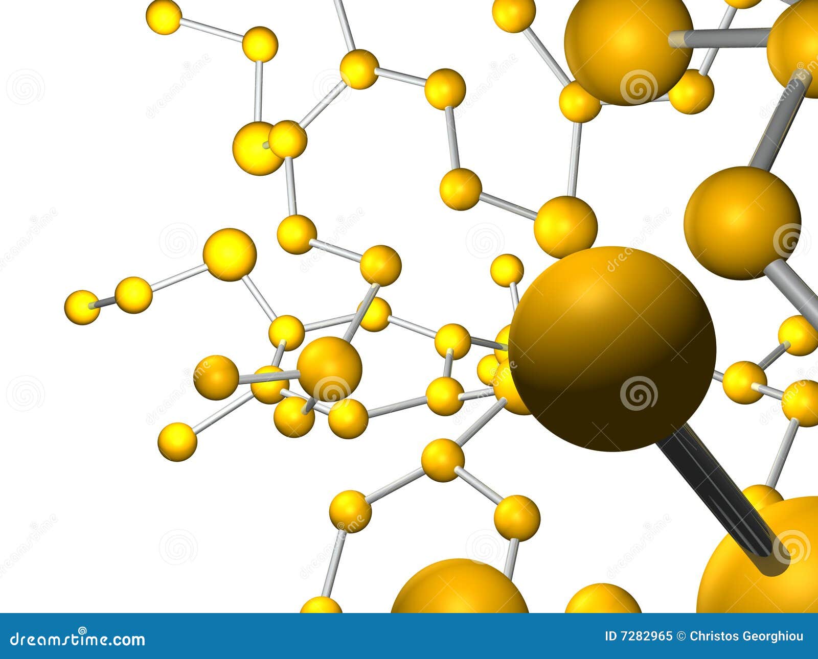 Illustration of molecules stock illustration. Illustration of rendering ...