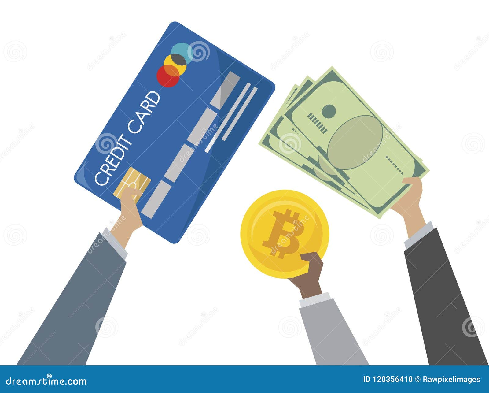 Illustration of Money Exchange and Banking Stock Vector - Illustration ...