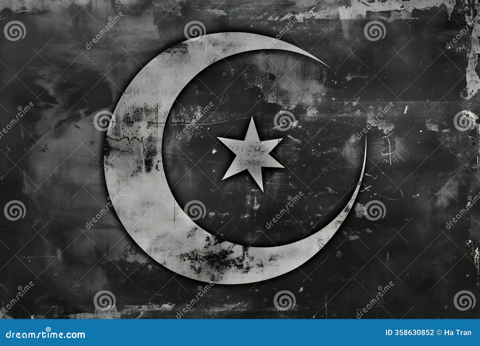 Turkmenistan Star Flag. Turkmenistani Star Shape Flag. Turkmen ...