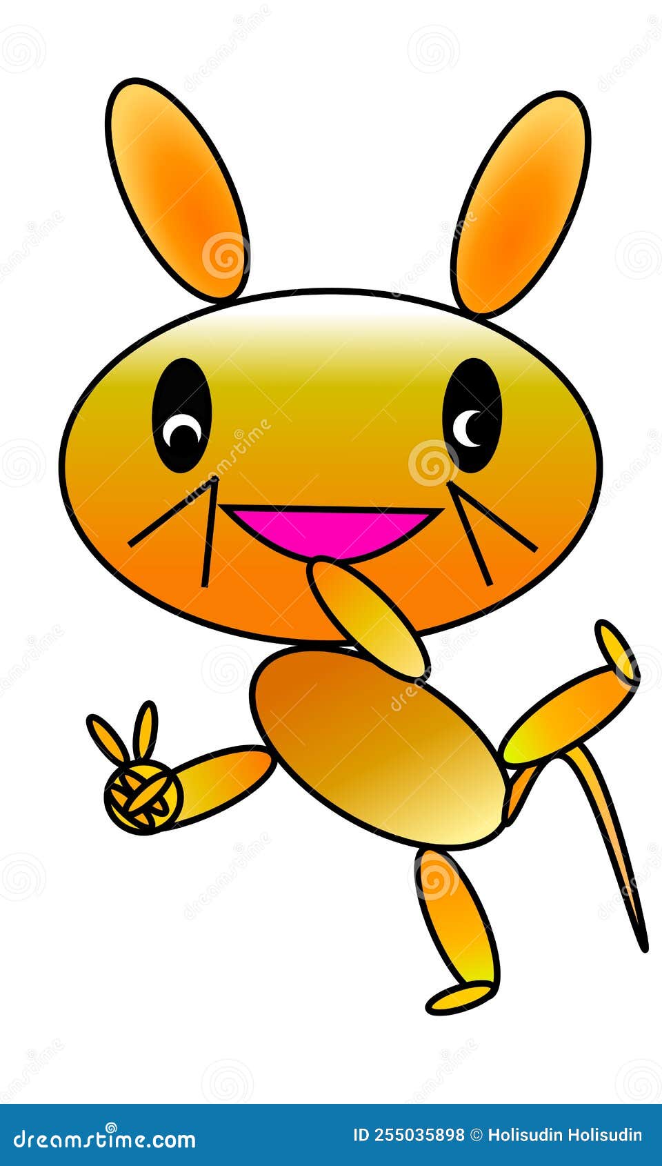 Illustration of a Mouse Dancing Stock Illustration - Illustration of ...