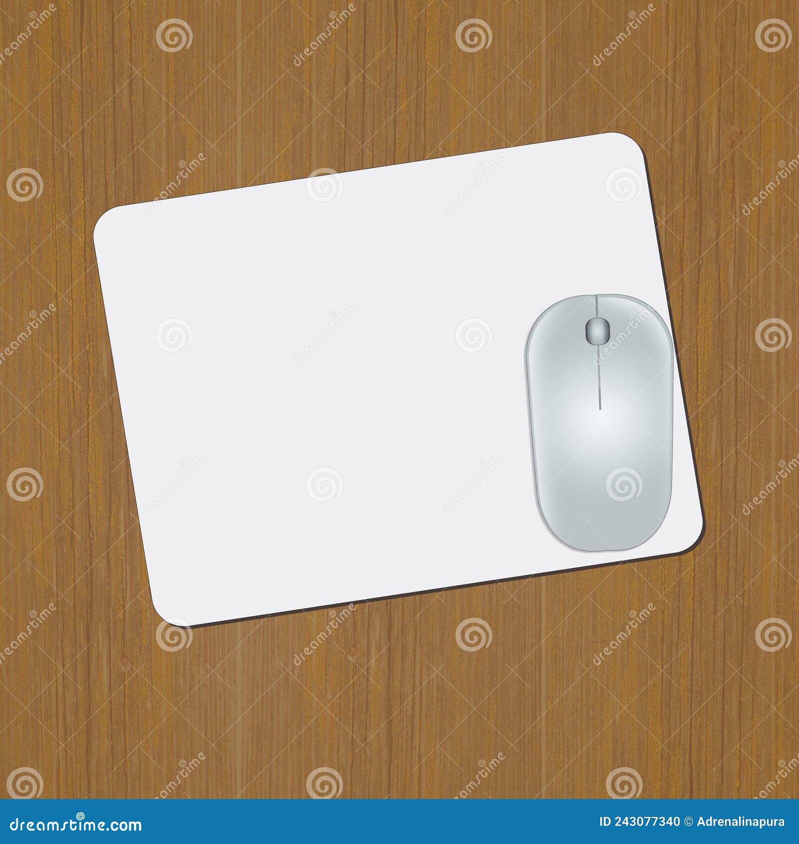 Illustration of Mouse and Pad Stock Photo - Image of computer, mousepad ...
