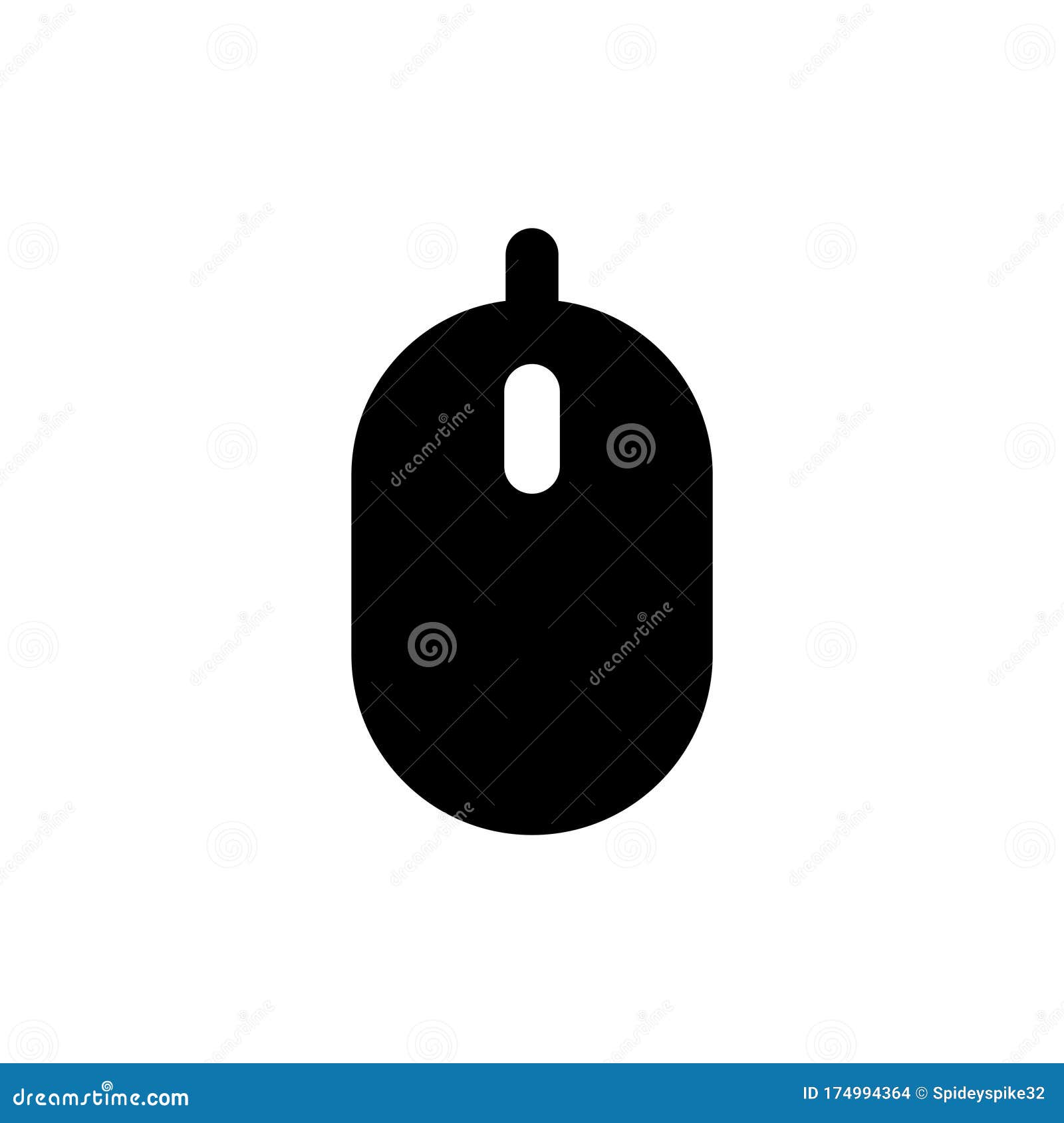 Illustration of Mouse Tool. Isolated Vector Illustration Stock Vector ...