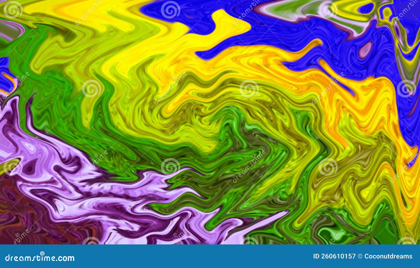 Multi-color Flowing Oil Paints Texture for Abstract Background Stock ...