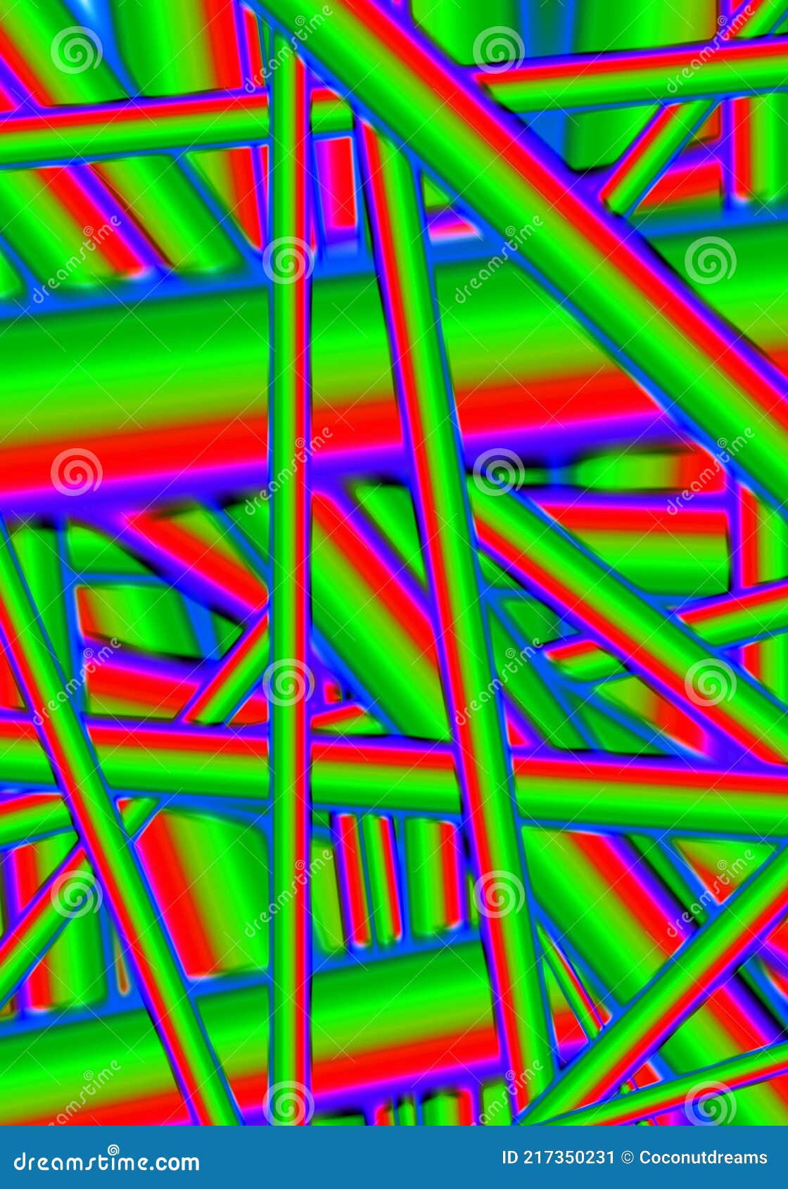 Illustration of Multi-neon Color Random Intersecting Lines for ...