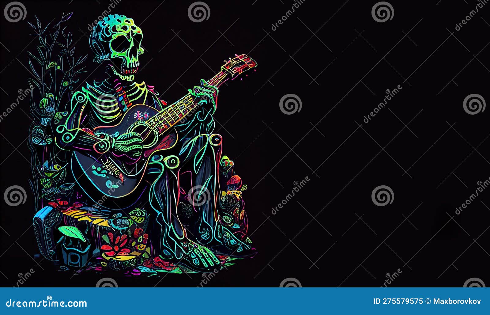3d Skeleton Playing His Trombone With Verve Royalty-Free Stock ...
