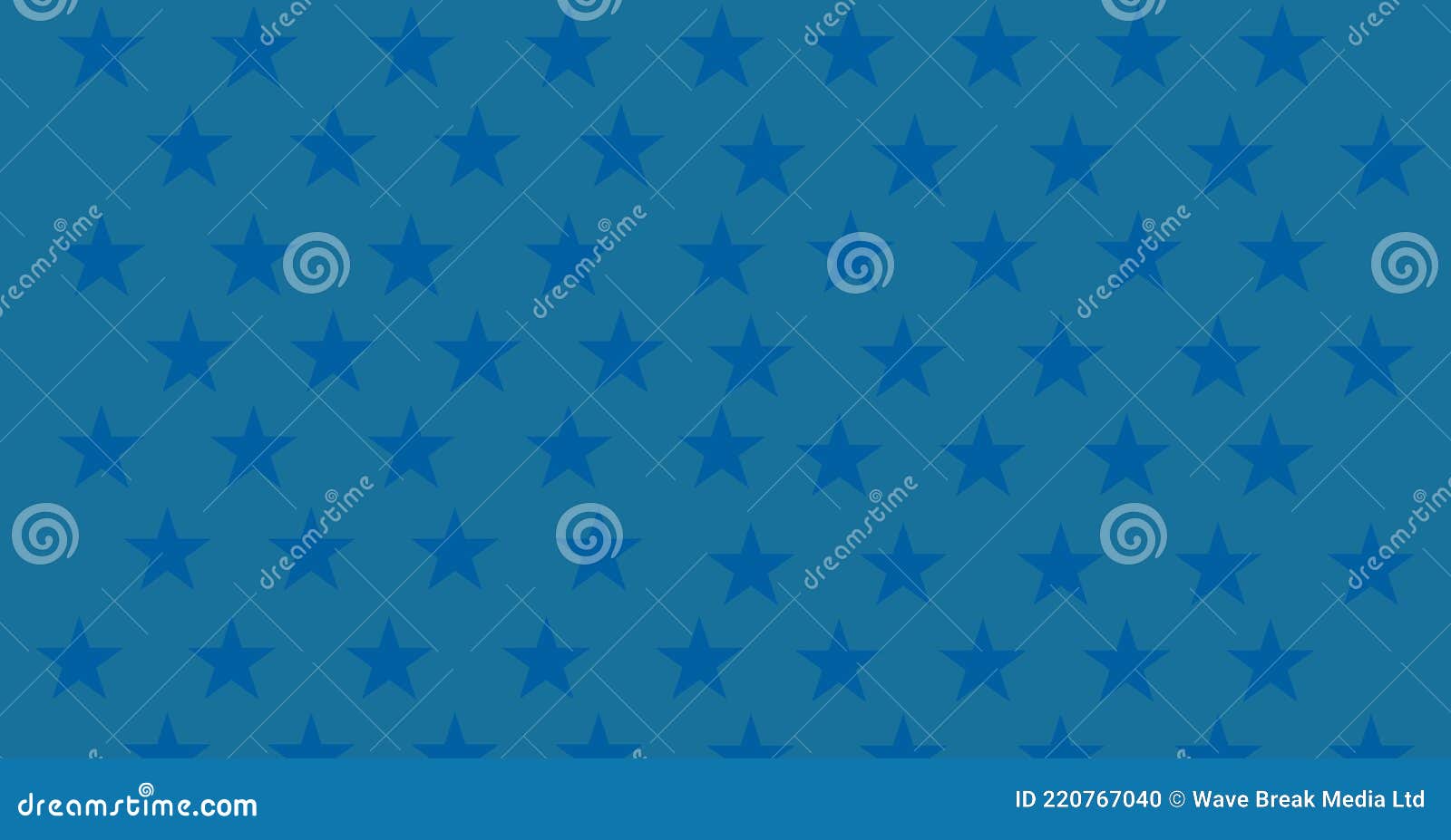 Illustration of Multiple Rows of Blue Stars on Blue Background Stock ...
