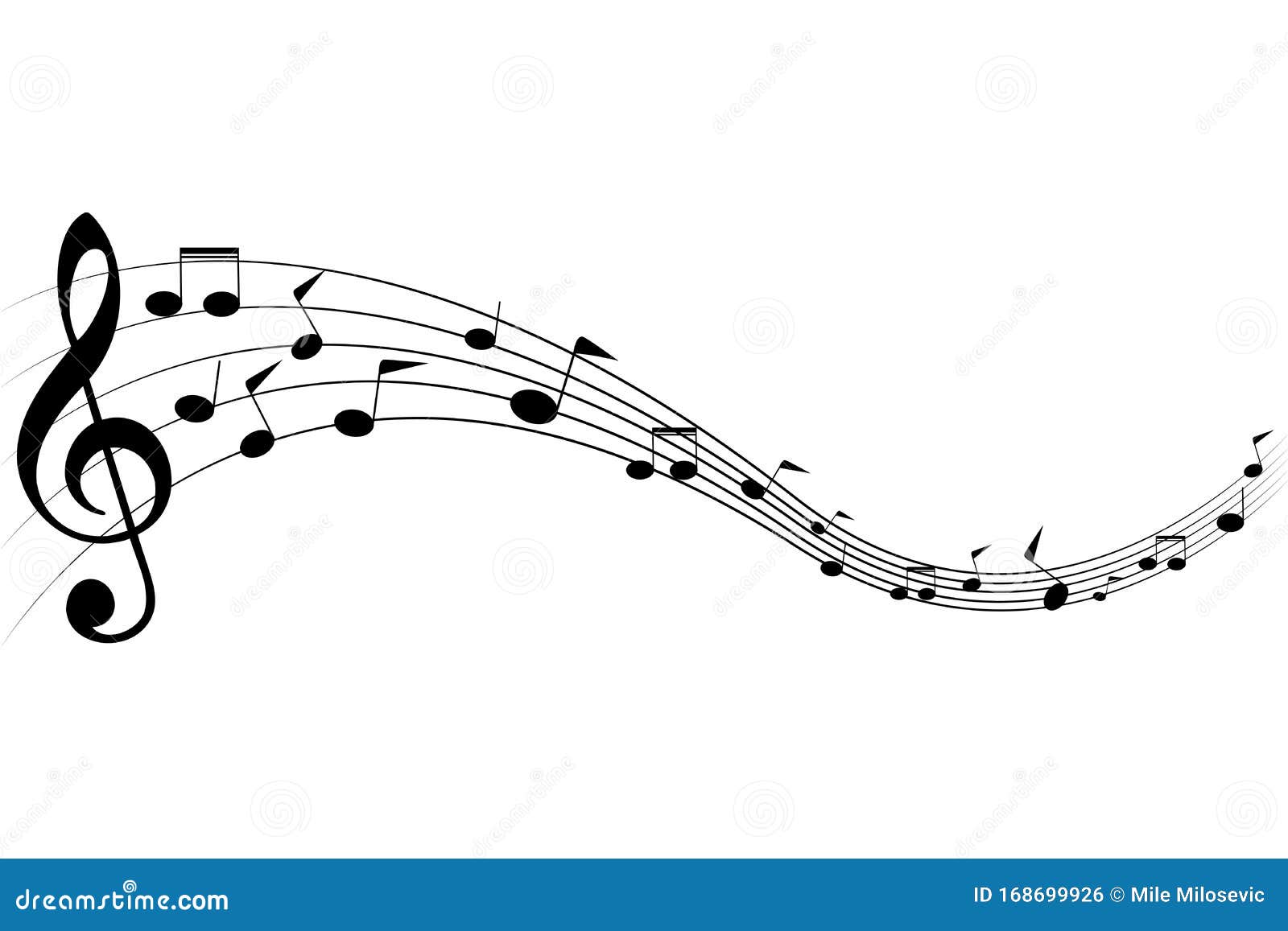 Music Notes. Music Background with Notes Stock Vector - Illustration of ...