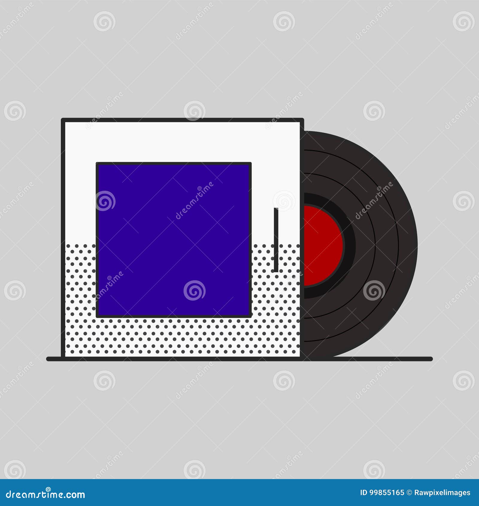 Illustration of Music Vinyl Disc Vector Stock Vector - Illustration of ...