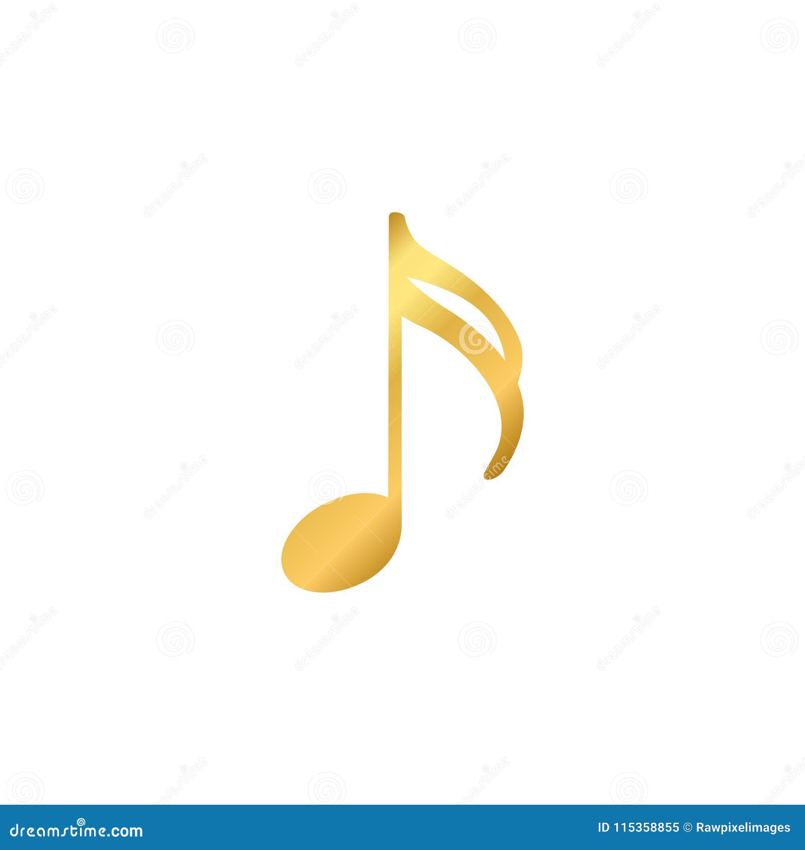 Illustration of a Musical Note Stock Illustration - Illustration of ...