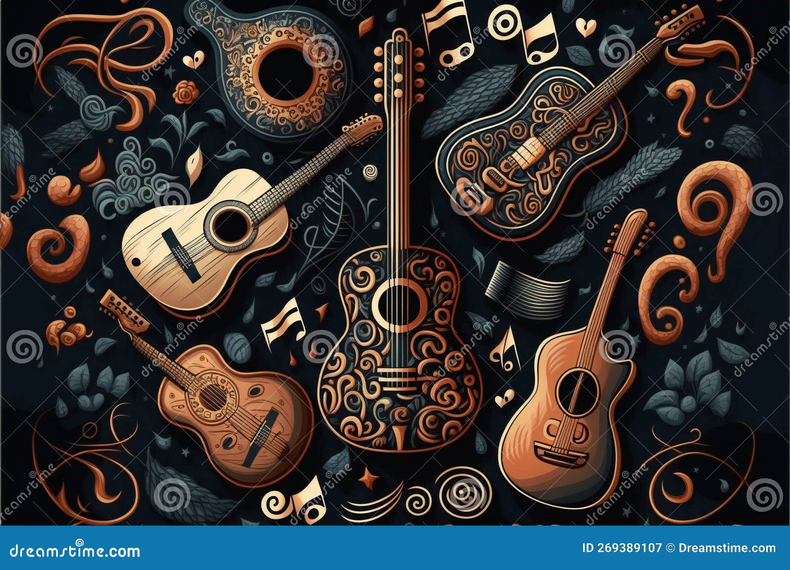 Musical Seamless with Different Instrument, Objects, Music and Sound ...