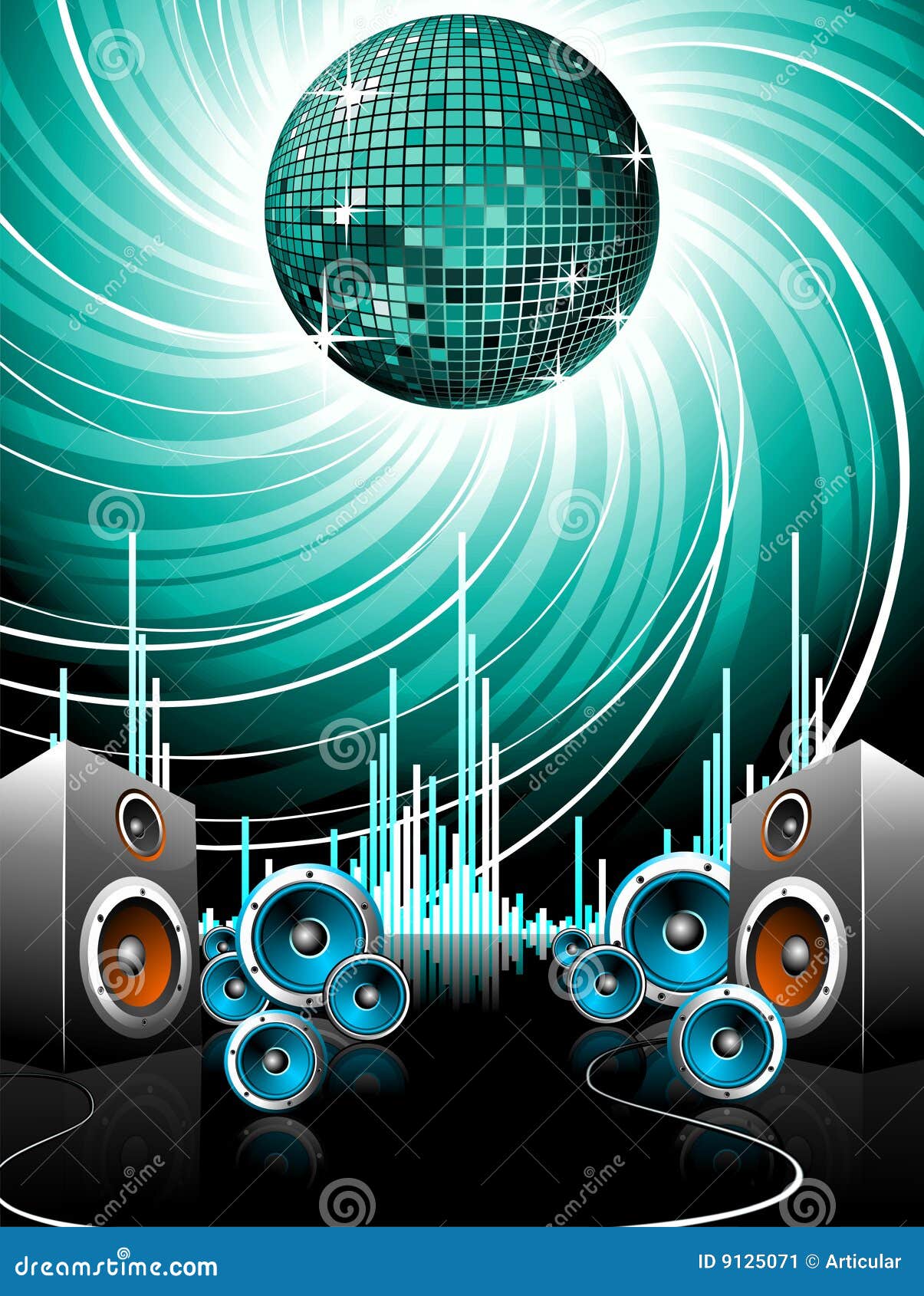 Illustration for a Musical Theme Stock Vector - Illustration of grunge ...