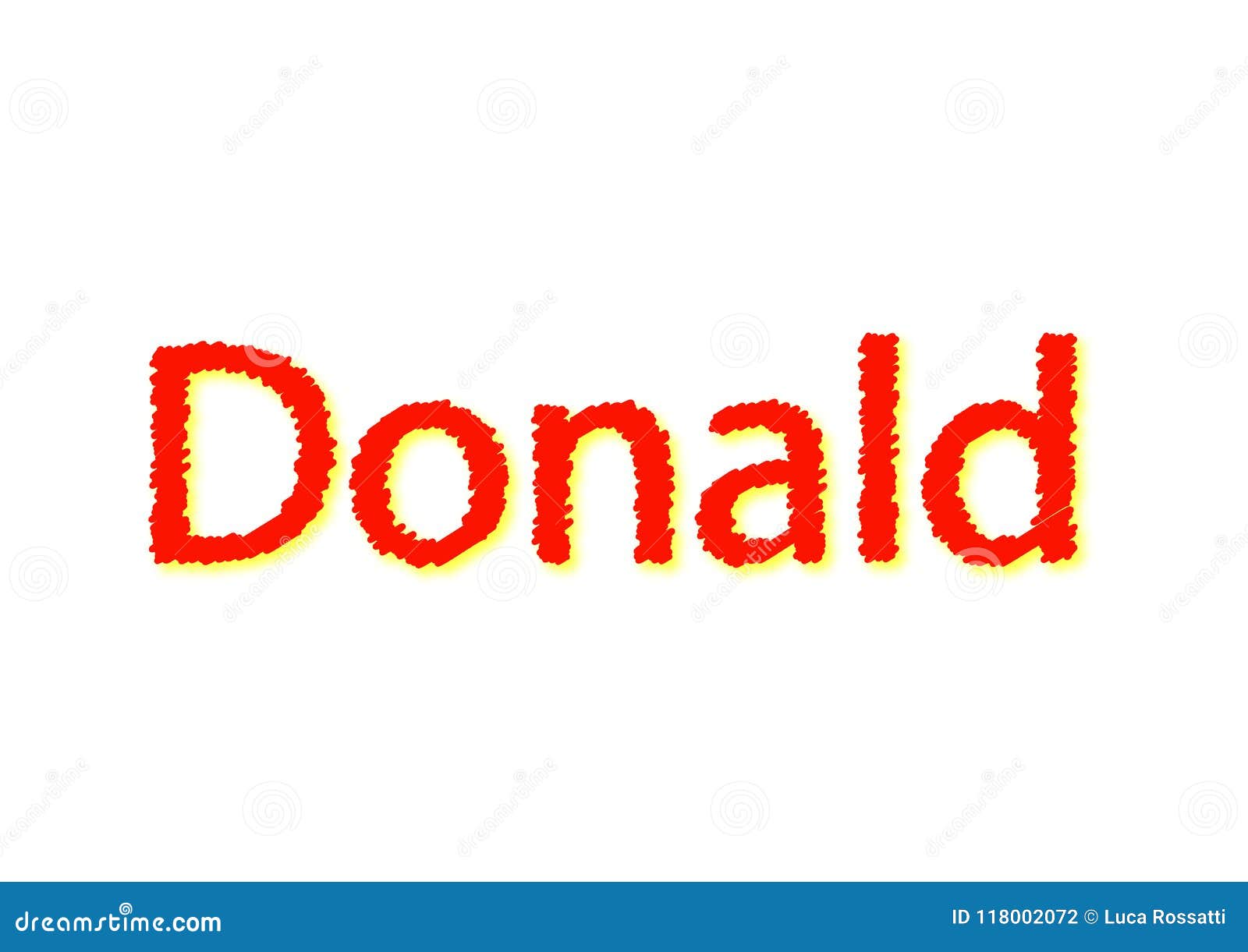 Donald Name Graffiti Stock Illustration | CartoonDealer.com #187083961