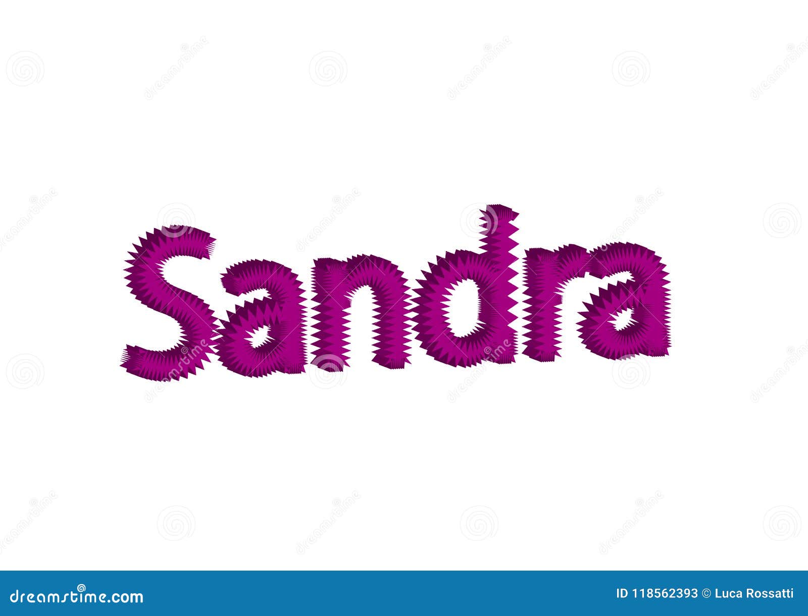 Name Sandra Stock Illustrations – 5 Name Sandra Stock Illustrations ...
