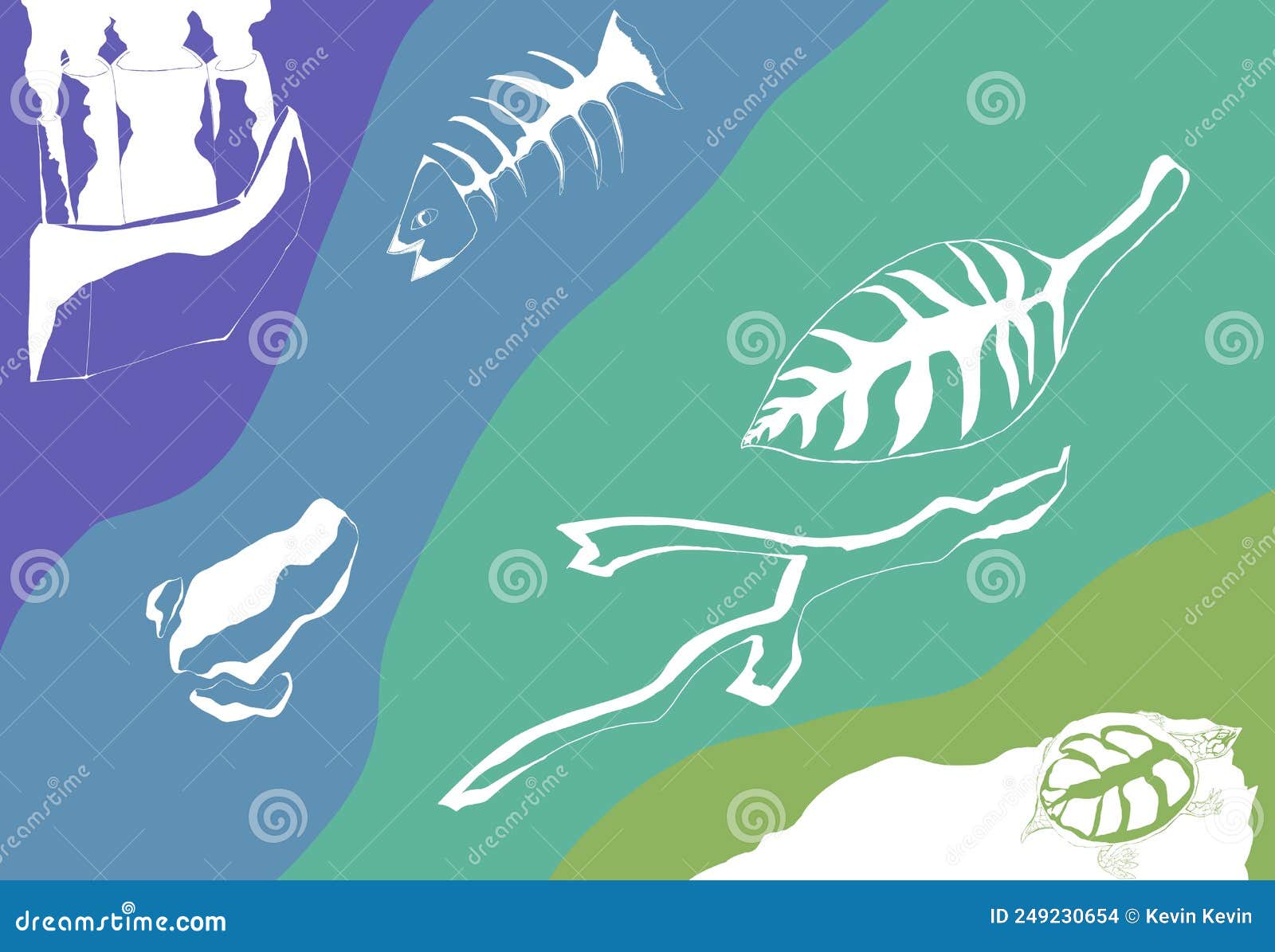 Illustration of Nature when People Ignore about the Earth Stock ...