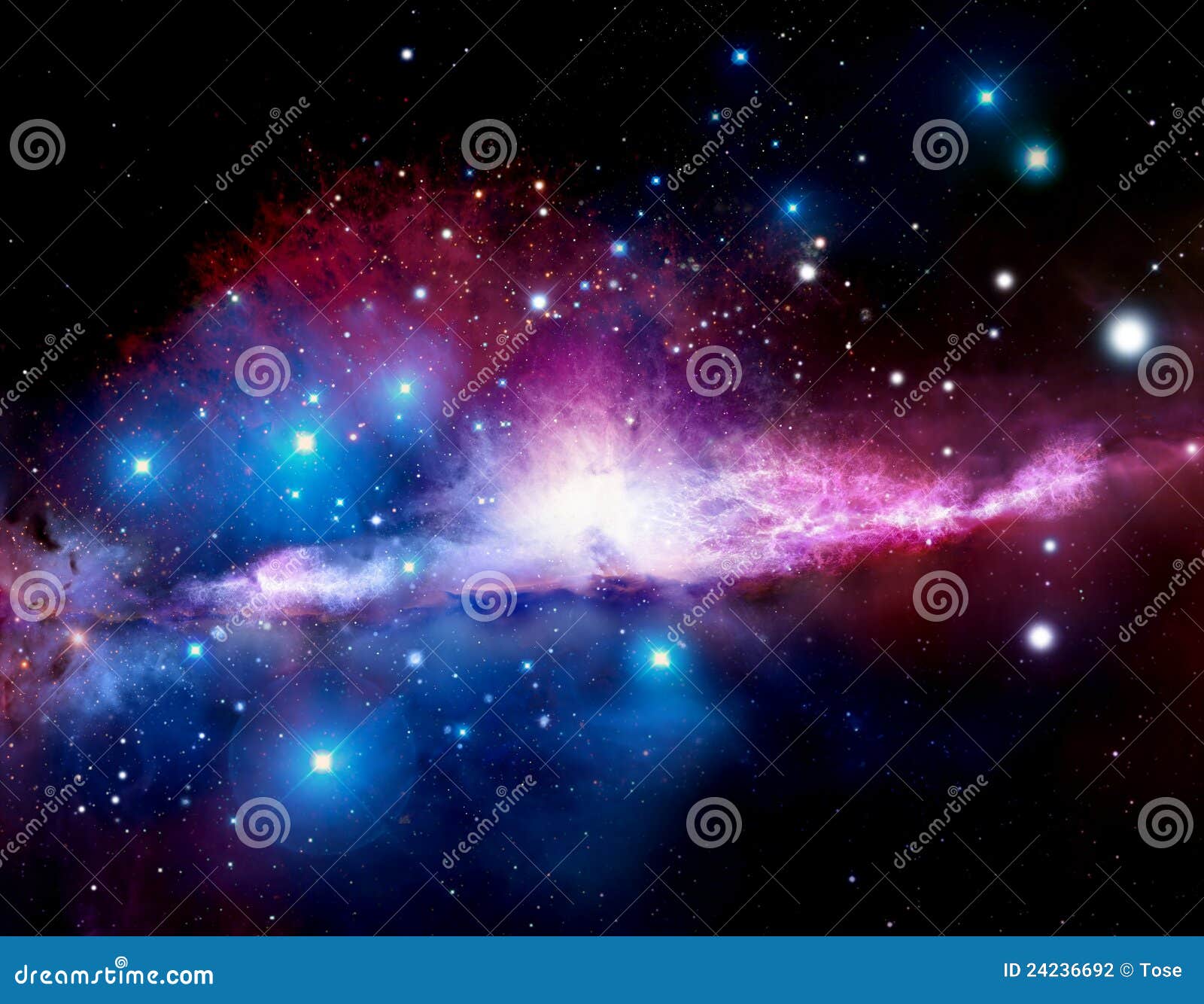 Illustration of a nebula stock illustration. Illustration of ...