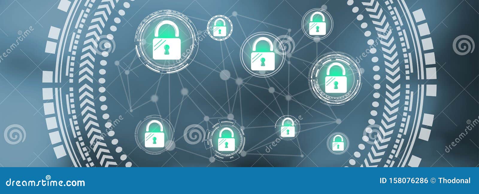 Concept of network safety stock illustration. Illustration of safety ...