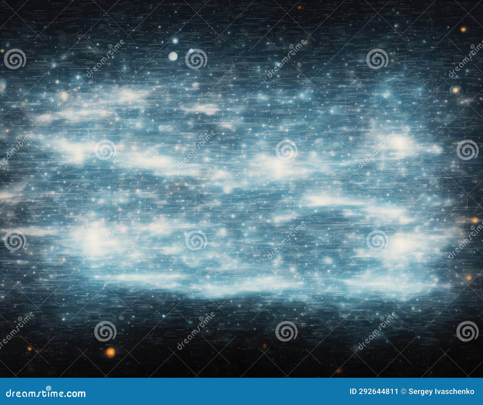 Illustration of a Neural Network of Time, Infinity. Stock Illustration ...