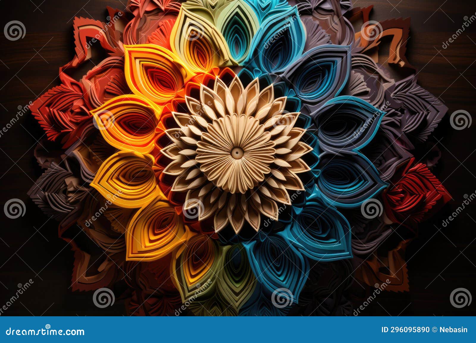 Illustration of Neuro Diversity, Mental Features from Various Colored ...