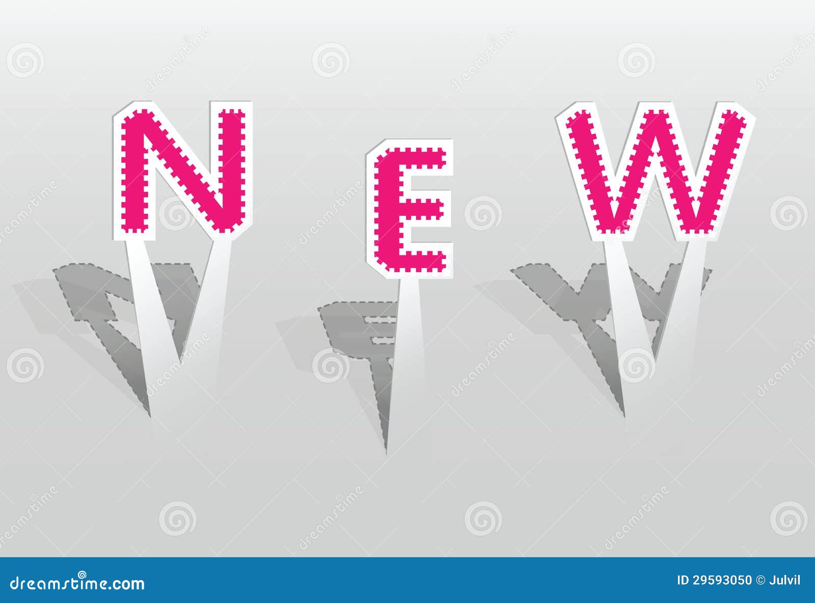 Illustration of NEW Letters Stock Vector - Illustration of creative ...