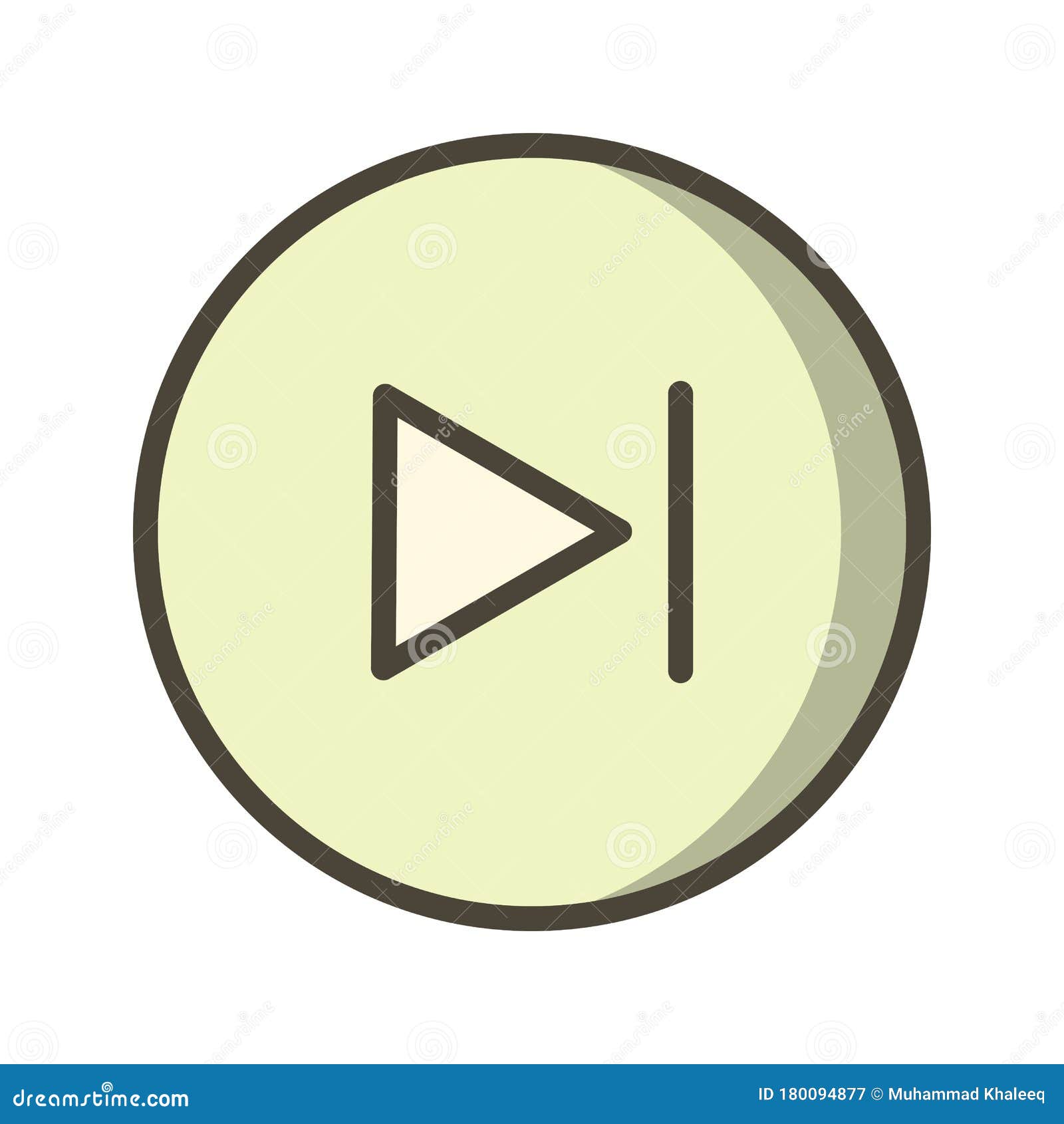 Illustration Next Icon stock illustration. Illustration of vector ...