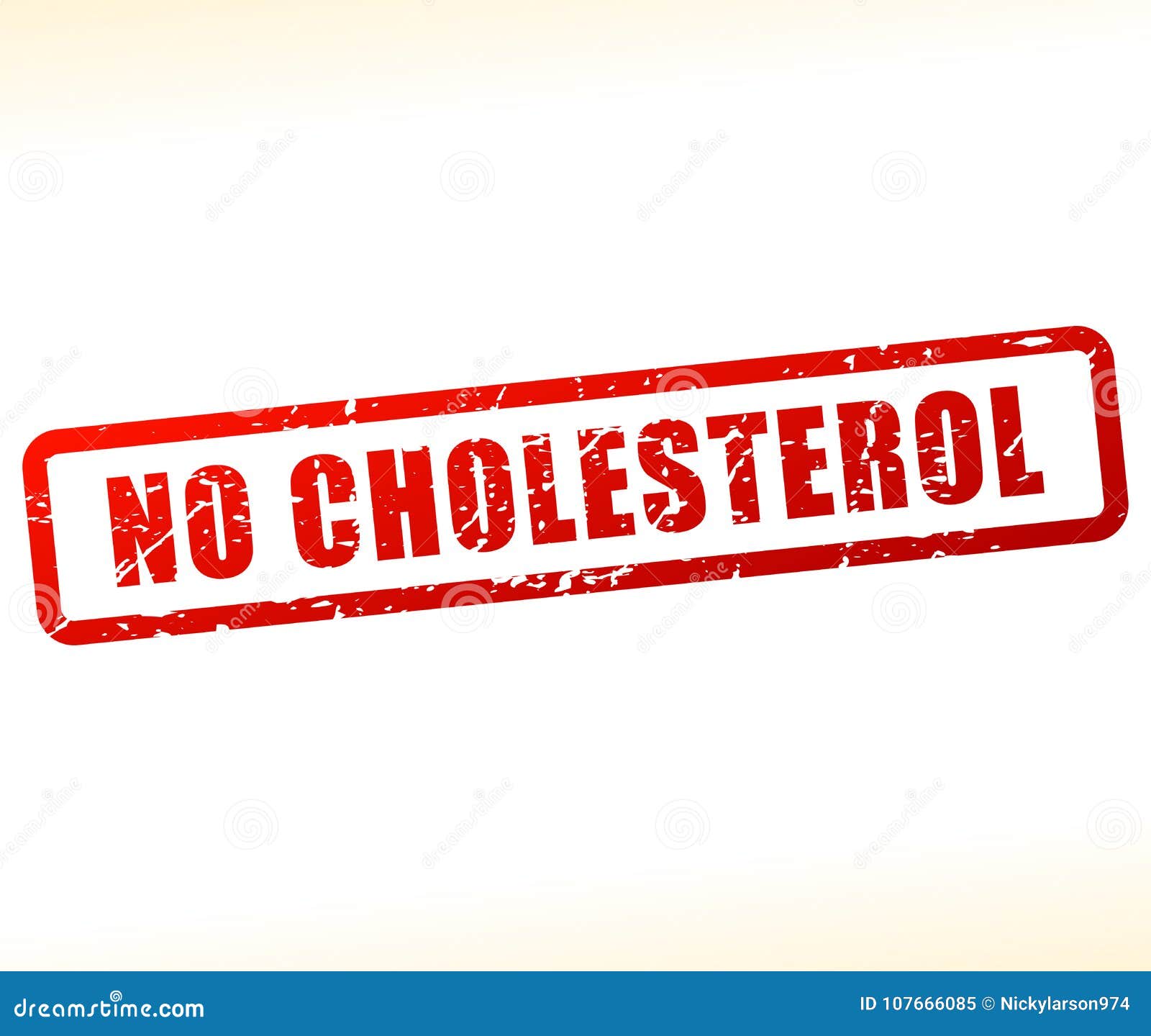 No cholesterol stamp stock vector. Illustration of label - 107666085