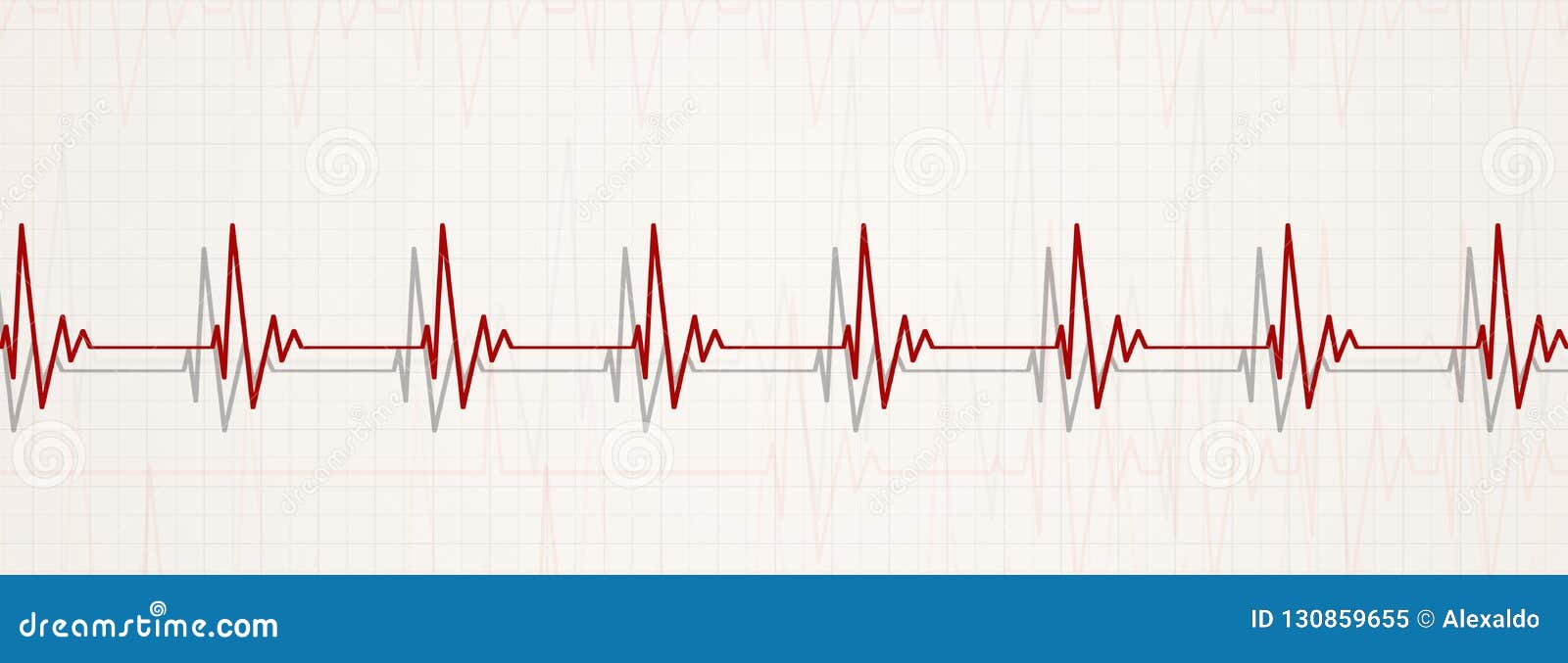 Illustration Normale De Battements De Coeur Illustration Stock ...