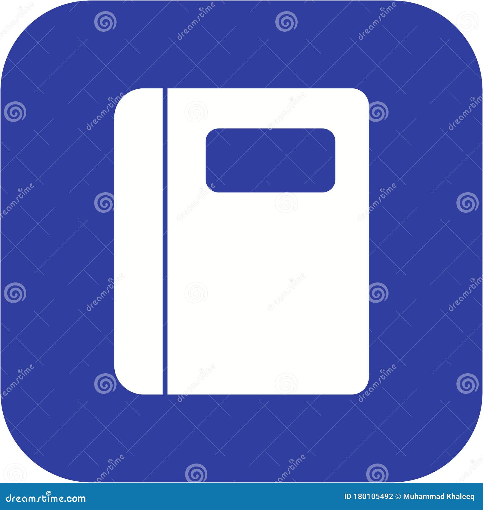 Illustration Notebook Icon for Personal and Commercial Use. Stock ...