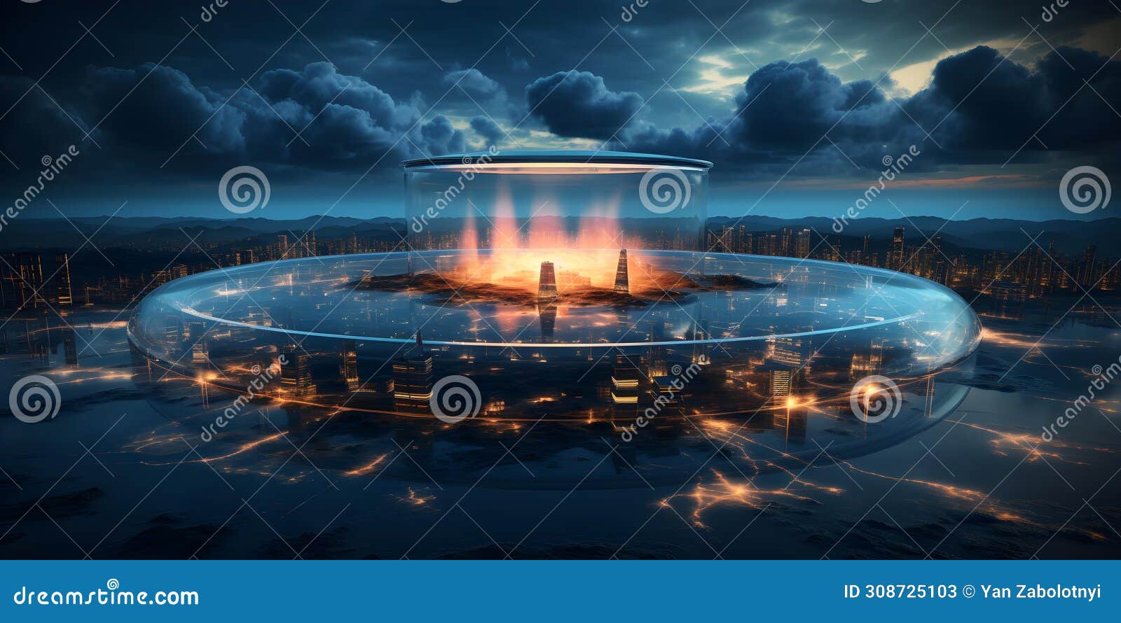 Illustration of a Nuclear Power Strategy Highlighting Future Advances ...