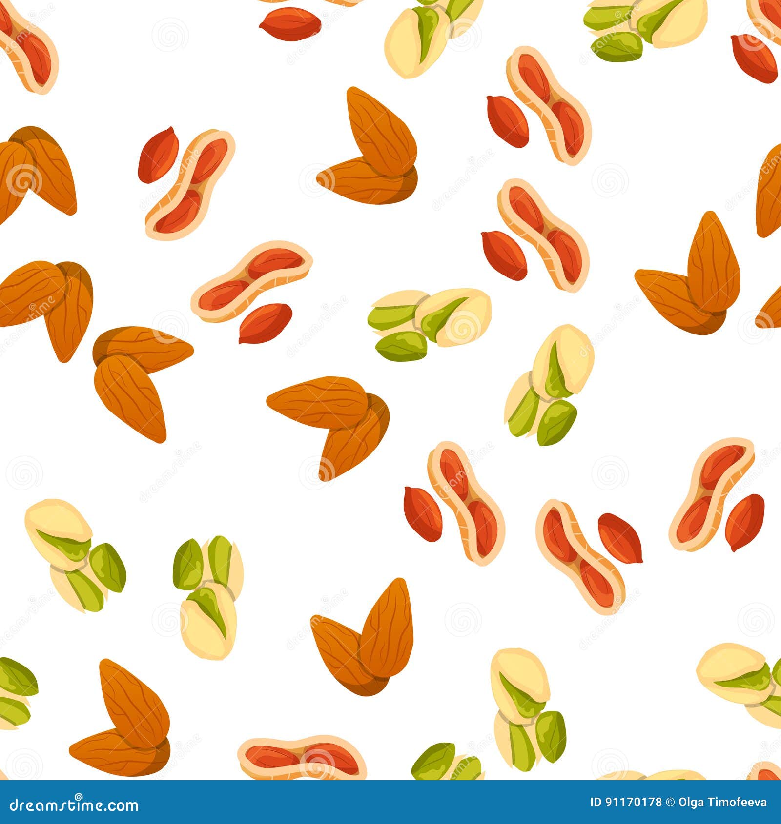 Illustration of nuts stock vector. Illustration of group - 91170178