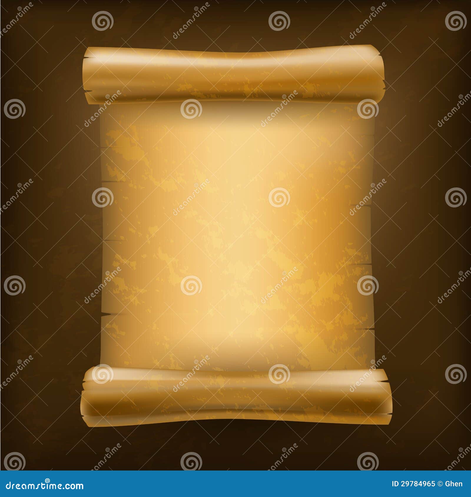 Old scroll stock vector. Illustration of retro, parchment - 29784965