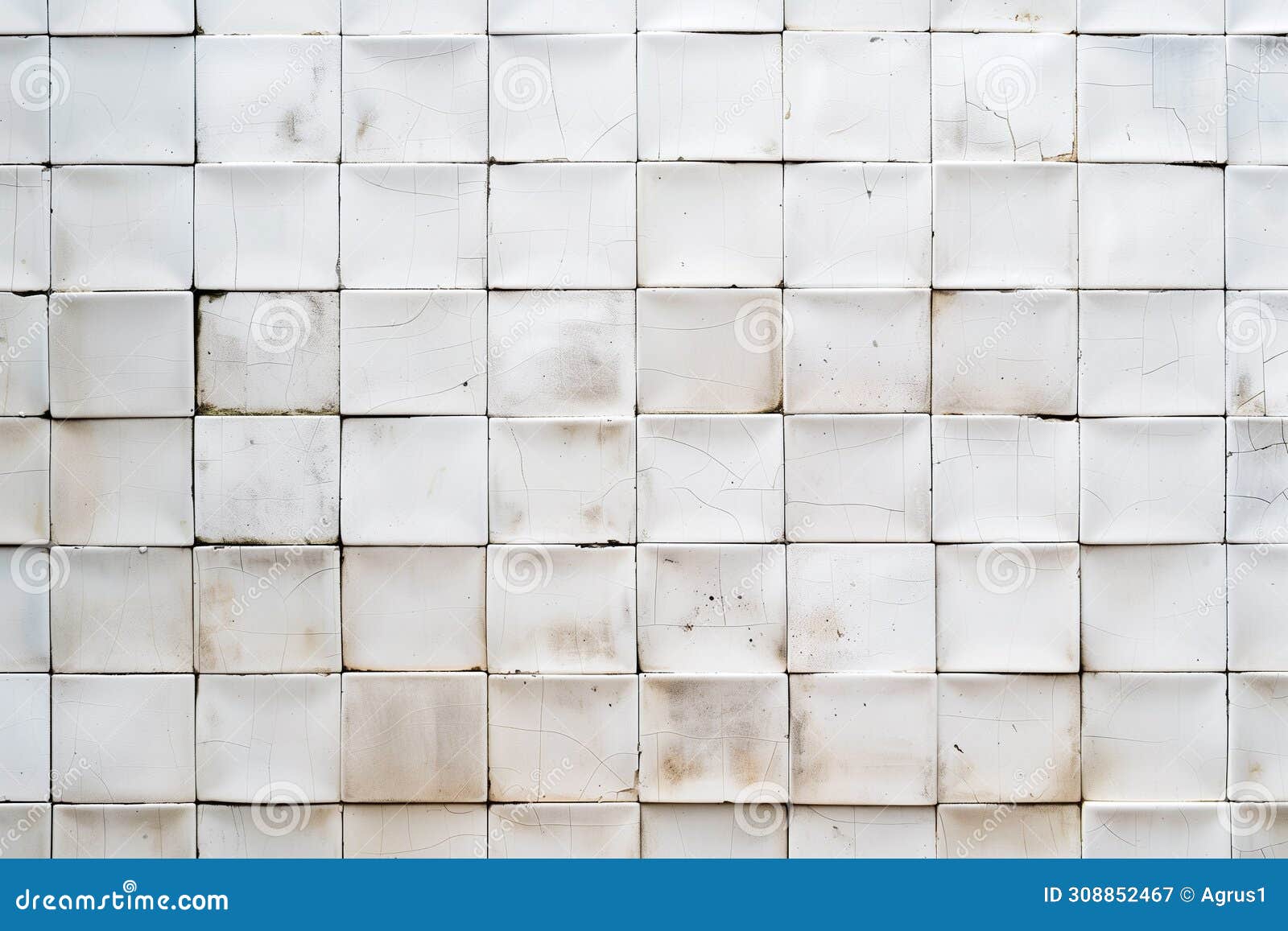 Illustration of Old White Tiles Wall Texture. Generative AI Stock ...