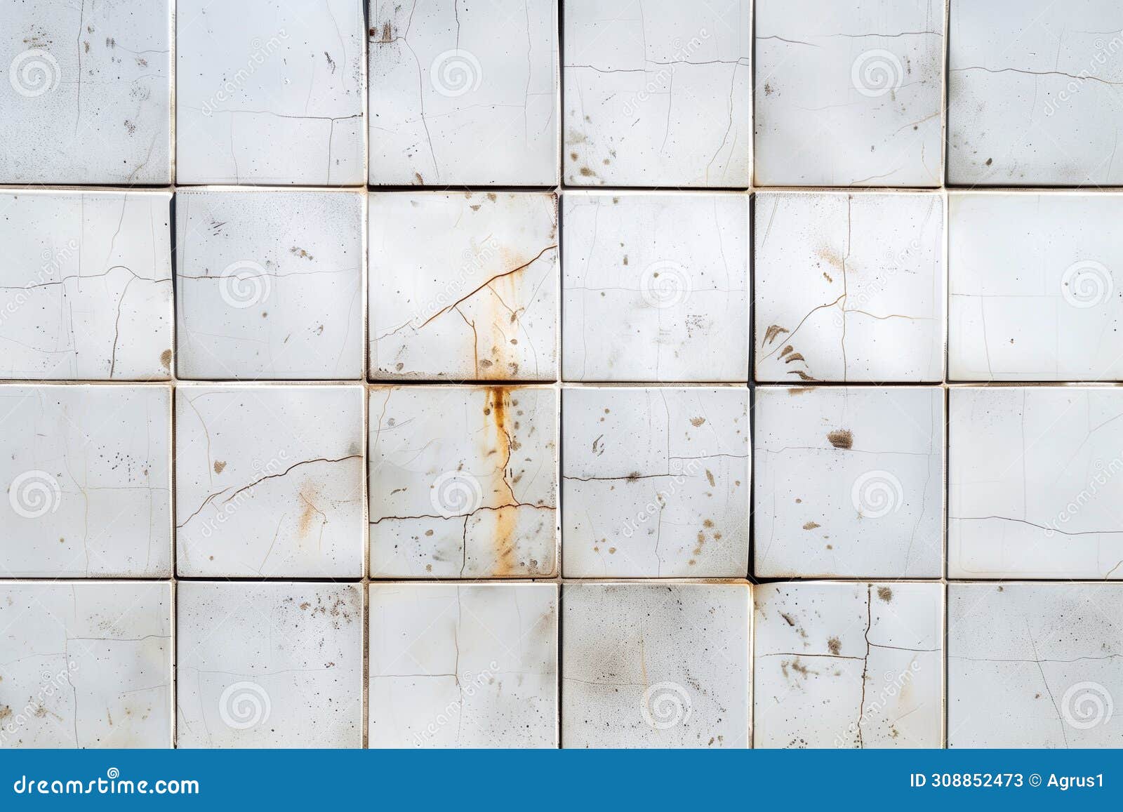 Illustration of Old White Tiles Wall Texture. Generative AI Stock ...