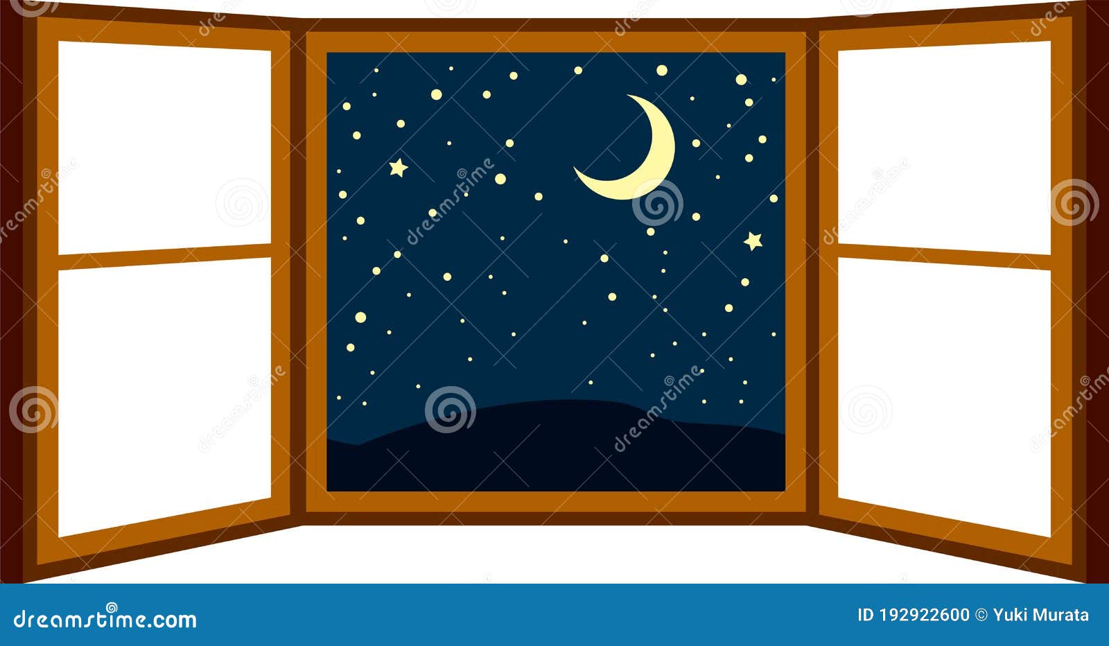 Opened Window At Night