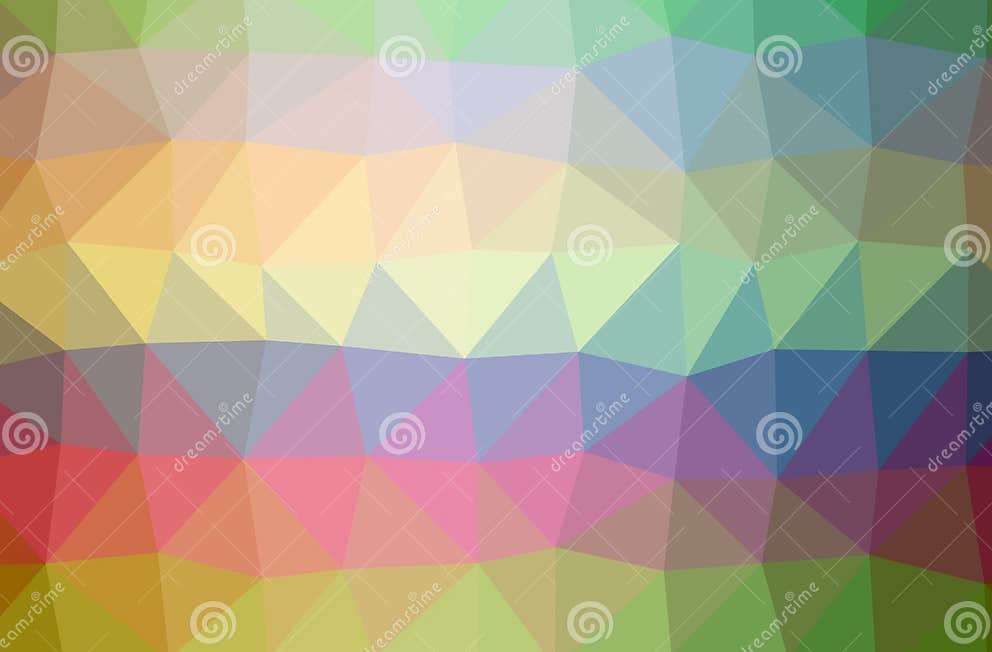 Illustration of Orange Abstract Polygon Nice Multicolor Background. Stock Illustration ...