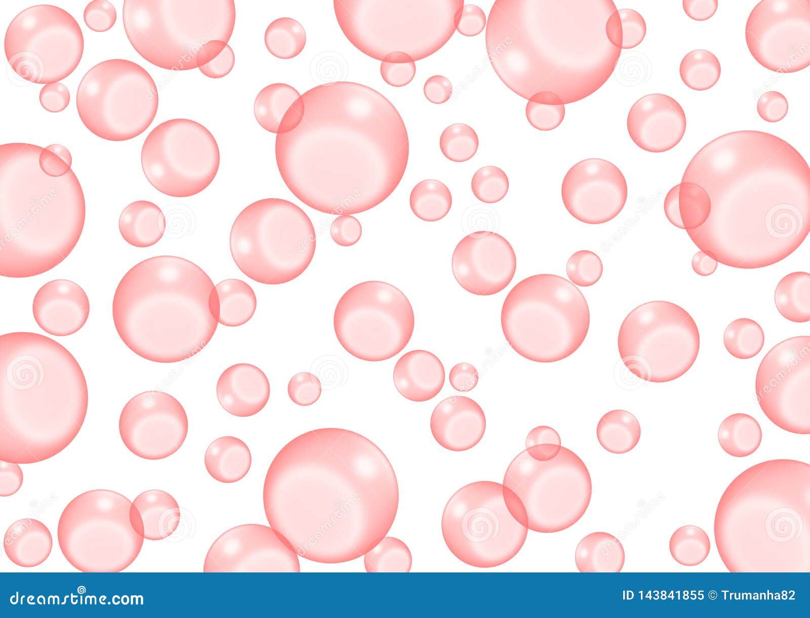 Abstract Orange Bubbles in White Background Stock Illustration ...