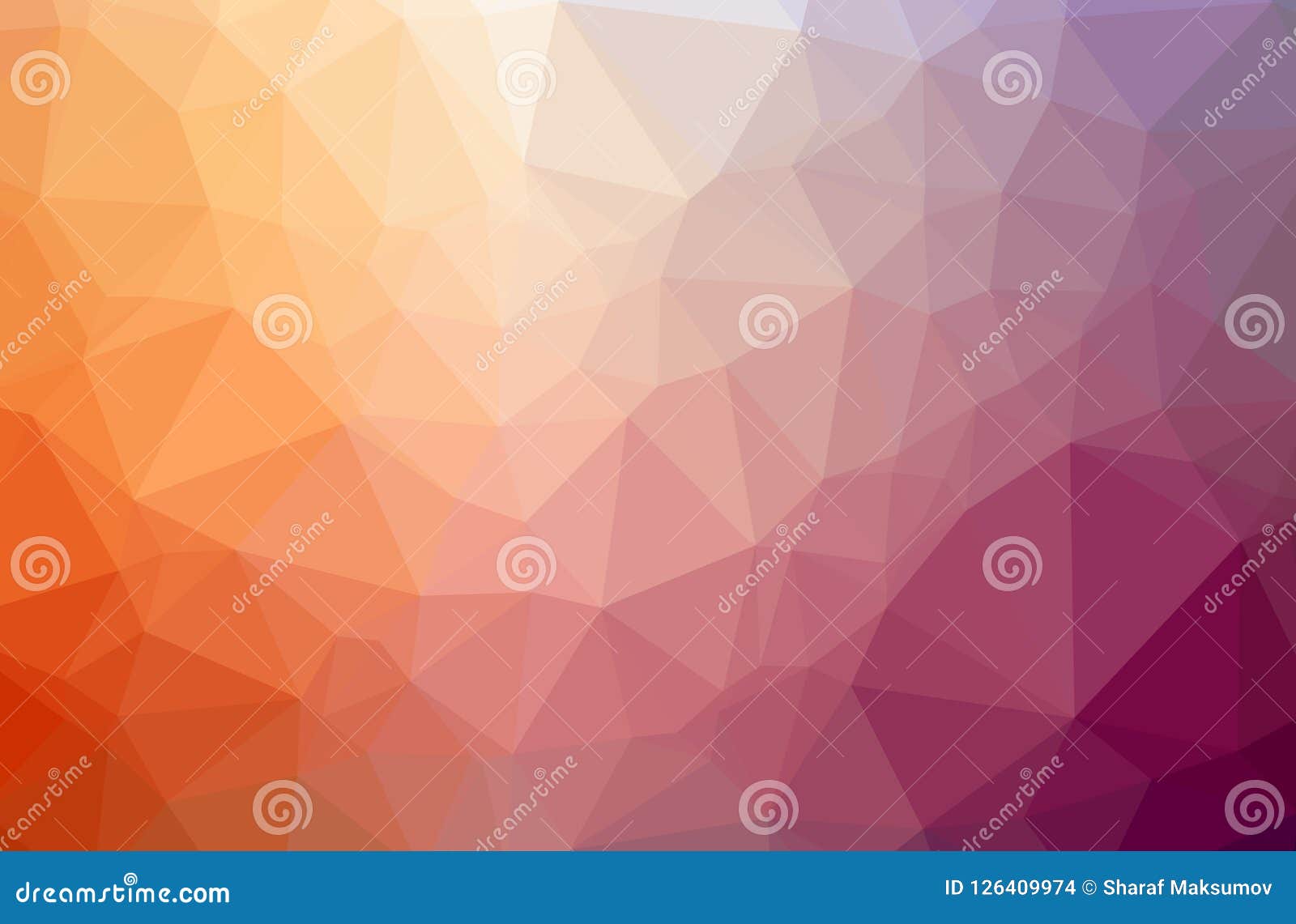 Illustration of Orange Low Poly Nice Multicolor Background. Stock ...