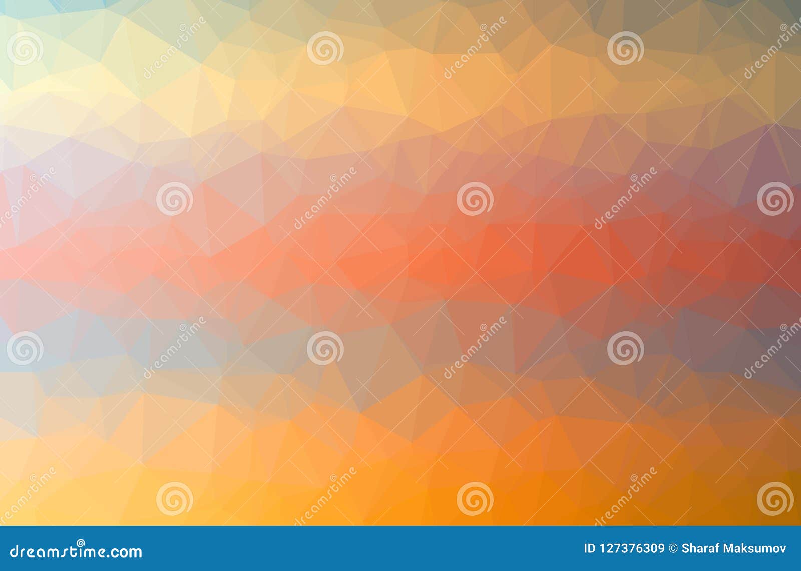 Illustration of Orange Low Poly Nice Multicolor Background. Stock ...