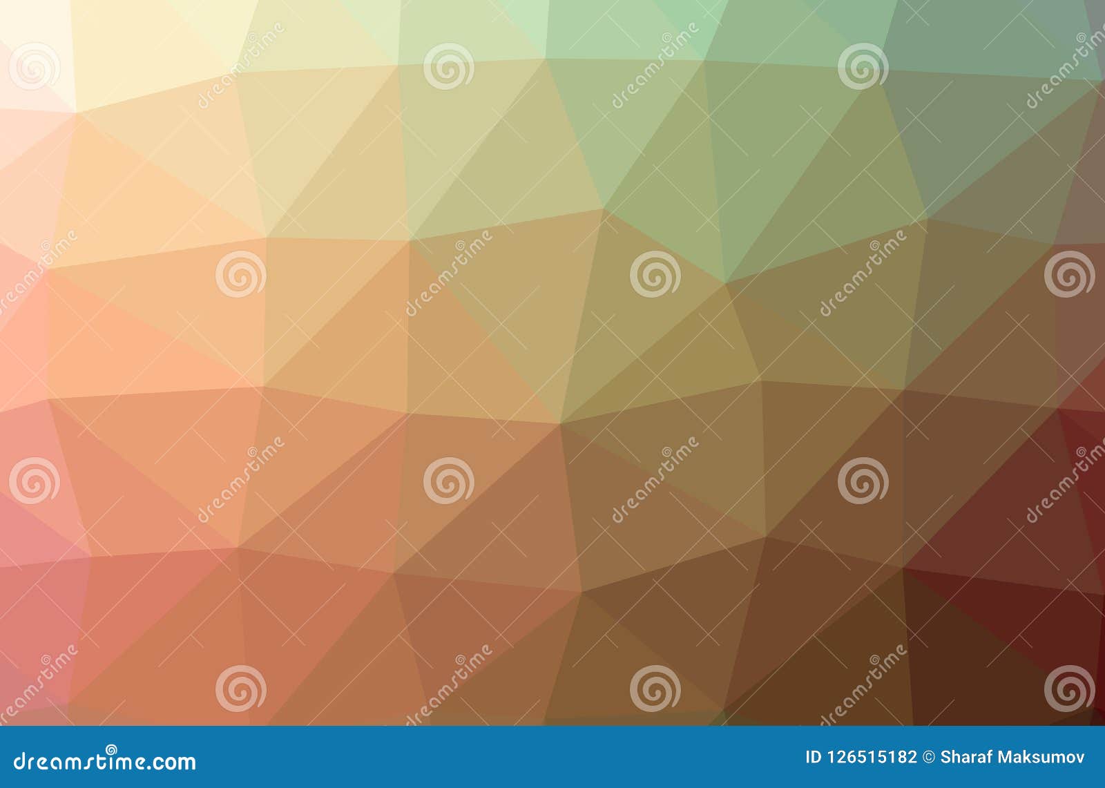Illustration of Orange Poligon Beautiful Multicolor Background. Stock ...