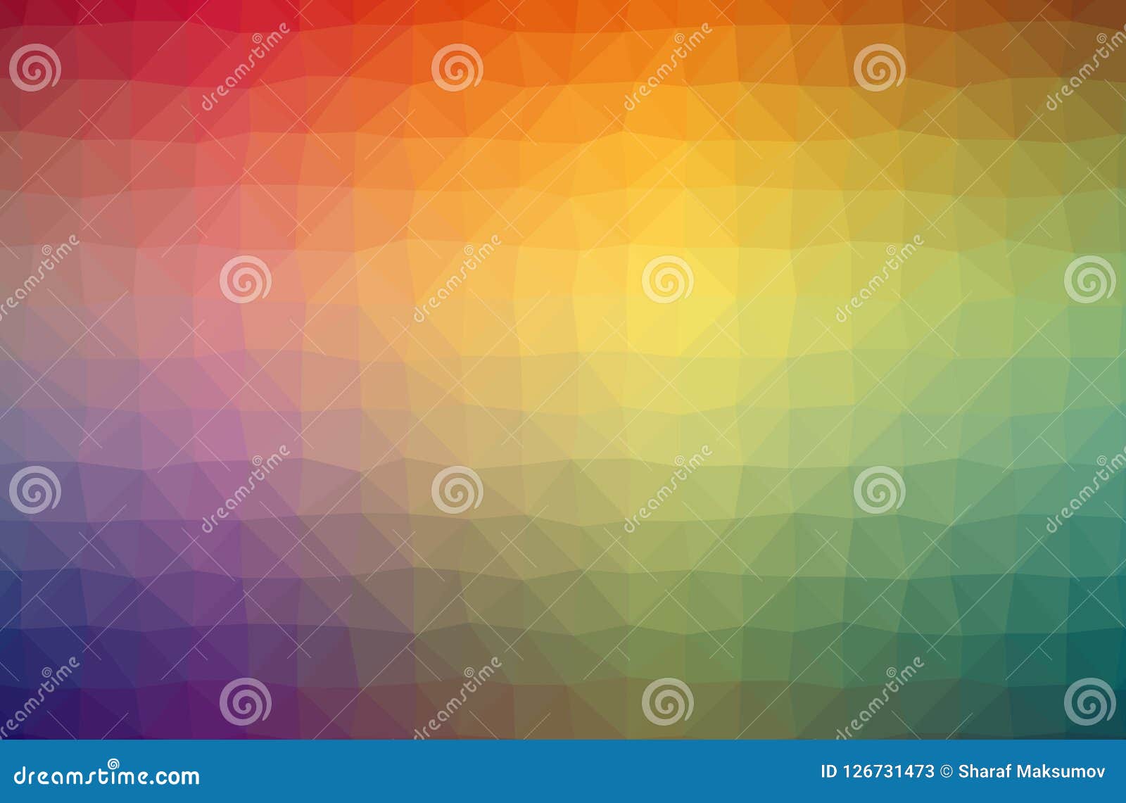 Illustration of Orange Poligon Elegant Multicolor Background. Stock ...
